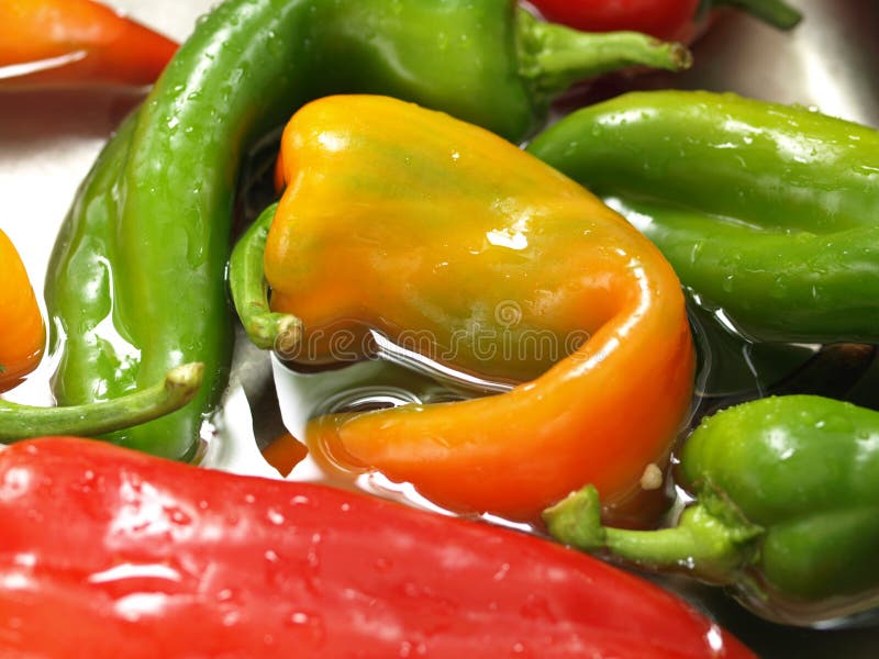 Mixed peppers stock image. Image of bell, chili, pepper - 11868181