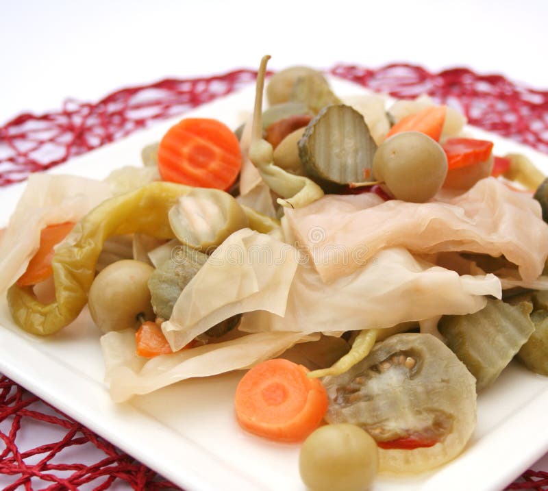 Mixed pickles stock image. Image of vegetables, vitamins - 37186915