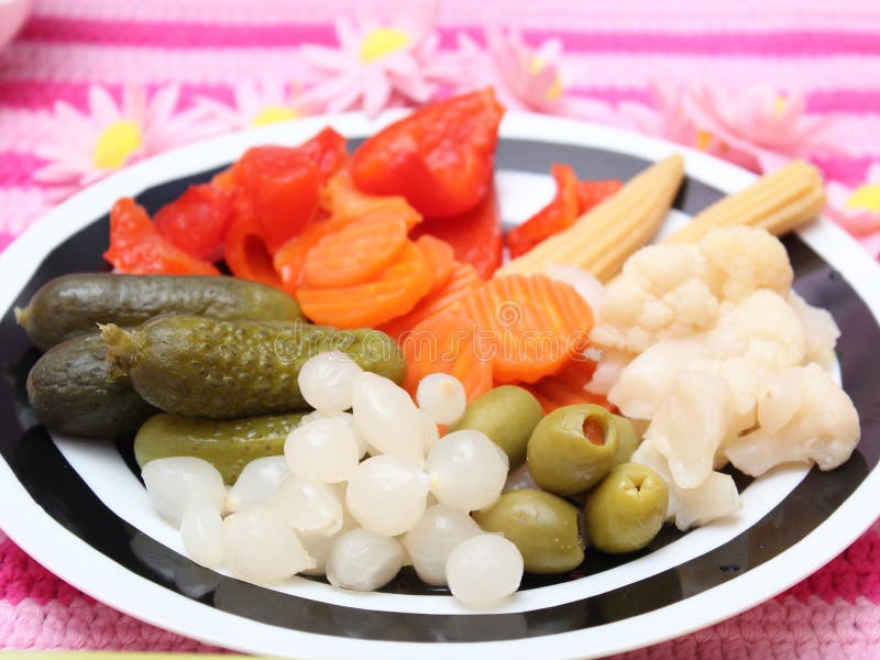 Mixed pickles stock photo. Image of buffet, cucumber - 54272558