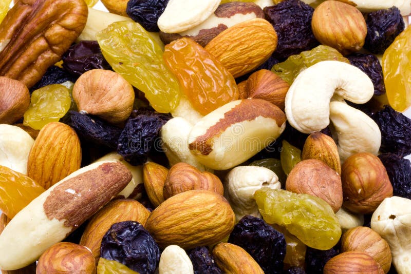 Mixed raisins and nuts stock photo. Image of almond, ingredients - 22930532