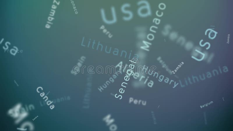 3D Africa Countries Map with Borders and Flags Stock Footage - Video of ...