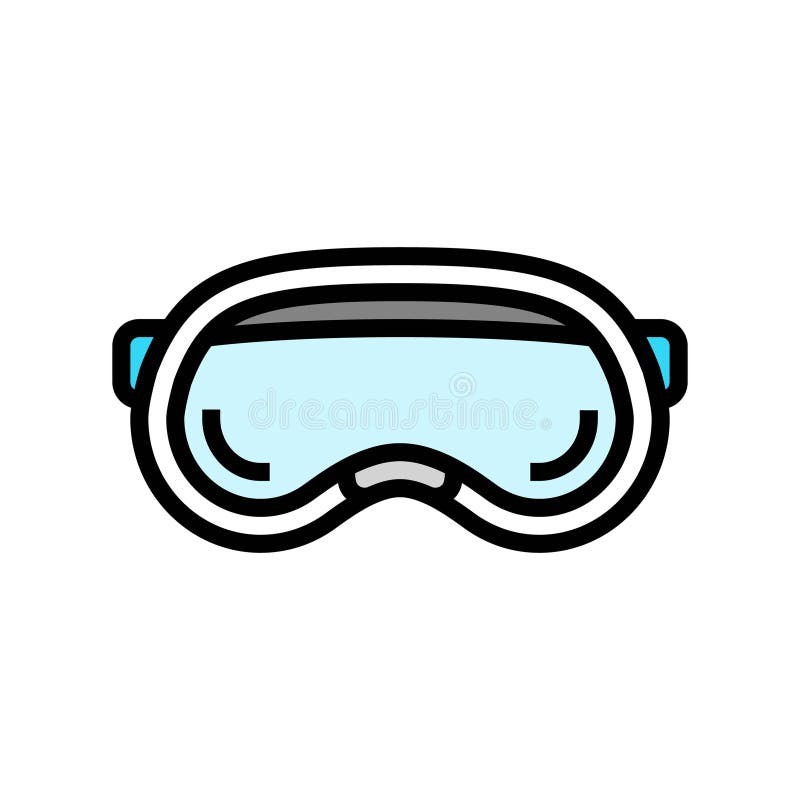 Mixed Reality Headset Augmented Color Icon Vector Illustration Stock ...