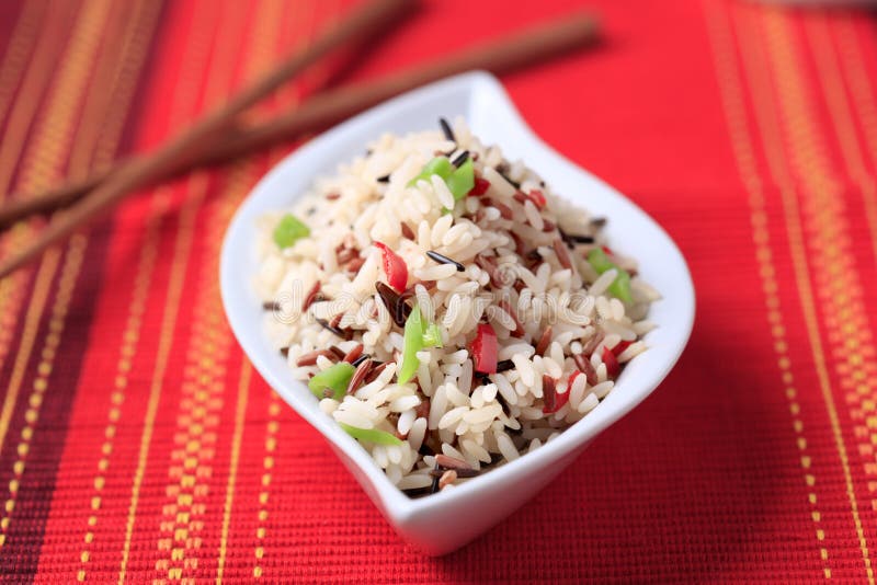 Mixed rice stock image. Image of white, staple, side - 14112525