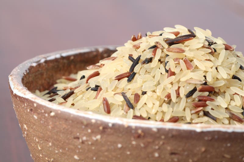 Mixed rice stock image. Image of grains, plant, brown - 15971385
