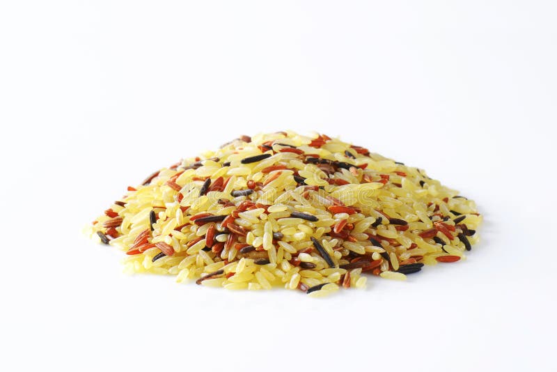 Mixed rice stock image. Image of grain, brown, closeup - 44671681