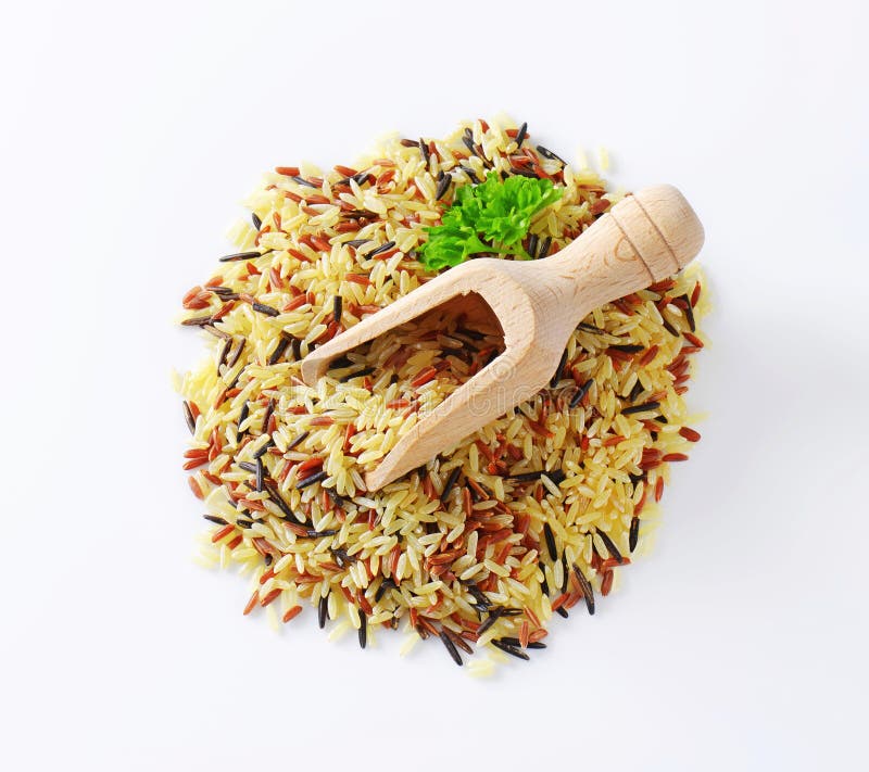 Mixed rice stock image. Image of accompaniment, uncooked - 57128729