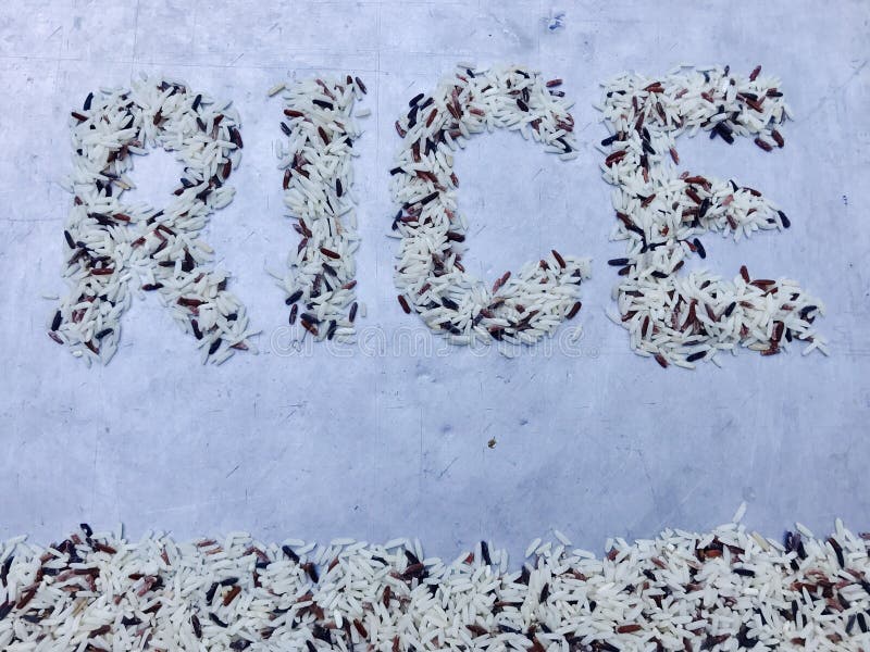 Mixed Rice stock photo. Image of backdrop, natural, pile - 97683206