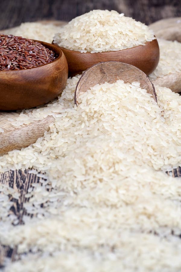 Mixed Rice of Several Types before Cooking Stock Photo - Image of ...