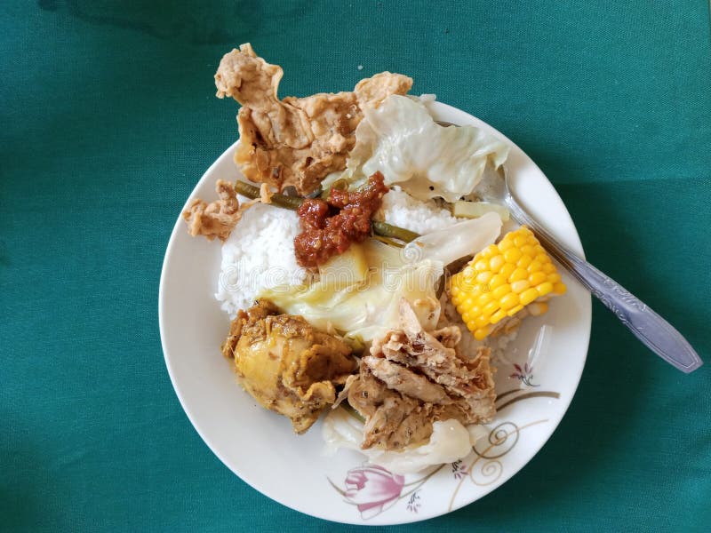 Mixed Rice is a Typical Indonesian Dish.[1] Which Consists of White ...