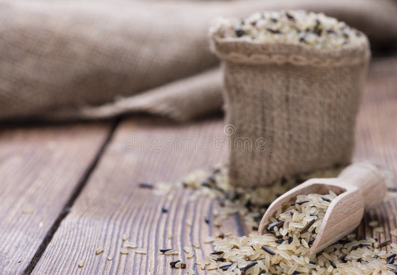 Mixed Rice (with Wild Rice) Stock Photo - Image of healthy, indian ...