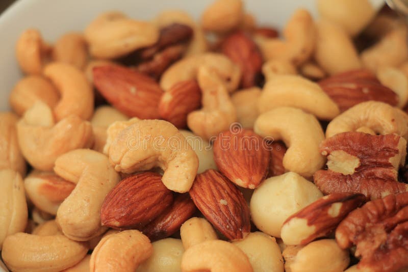 Mixed roasted nuts stock image. Image of square, buffet - 93933605