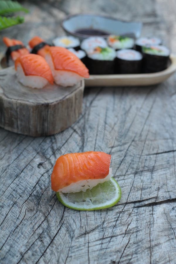 Mixed Roll Sushi Set is Delicious, Japanese Food. Stock Image - Image ... Mixed Roll Sushi Set is Delicious, Japanese Food. Stock Image - Image ...