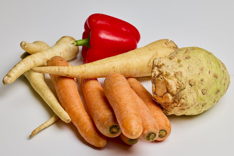 Mixed Root Vegetables on a Wooden Stock Image - Image of vegetables ...