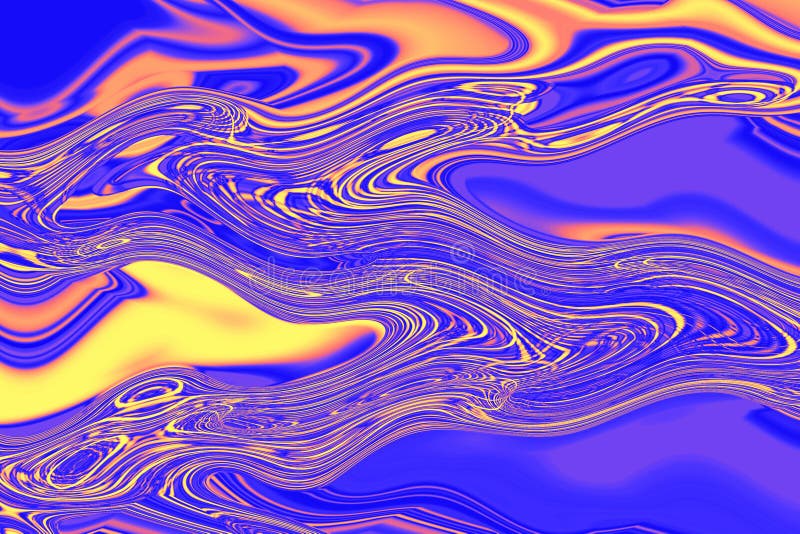 Neon Blue and Royal Blue Colors Vector Line Art Drawing of a Leopard ...