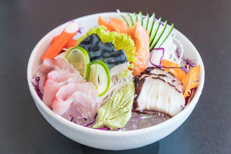 Mixed sashimi set stock image. Image of healthy, gourmet - 97651519
