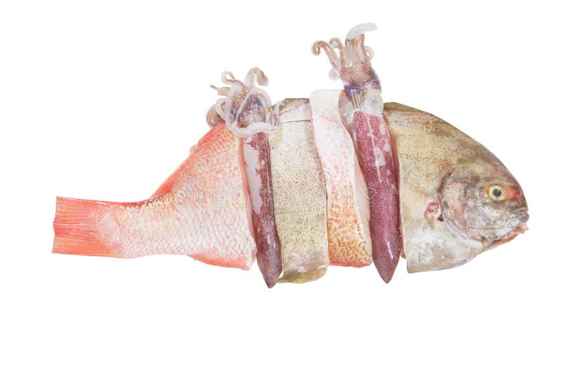 Mixed Seafood III stock photo. Image of arms, brown, pomfret - 34908096