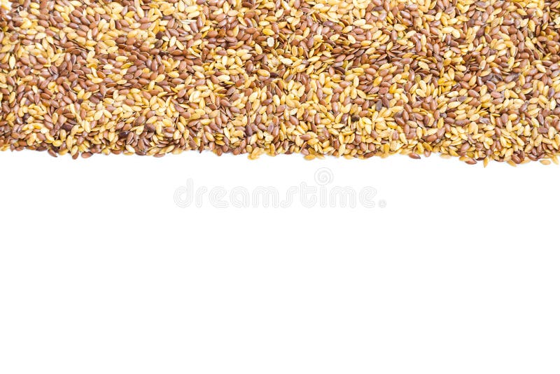 Mixed seeds linseed frame stock photo. Image of flaxseed - 189934998