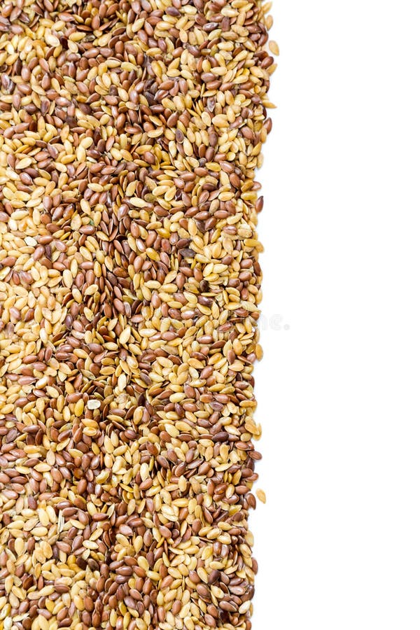 Mixed seeds linseed frame stock image. Image of crop - 189935111