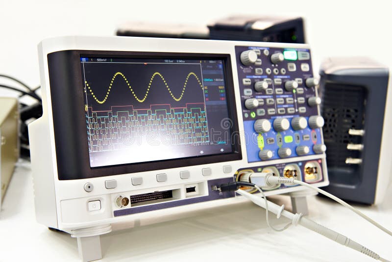 Mixed signal oscilloscope stock photo. Image of mixed - 148827142