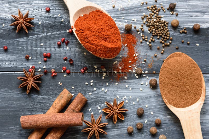 Mixed spices stock photo. Image of assortment, color - 71669872
