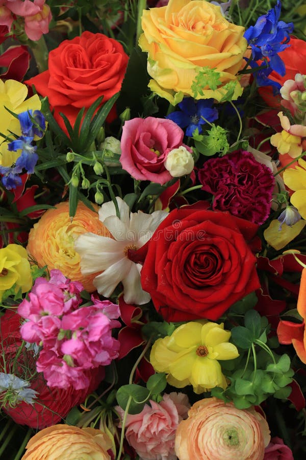 Mixed spring bouquet stock image. Image of concept, mixed - 246464753