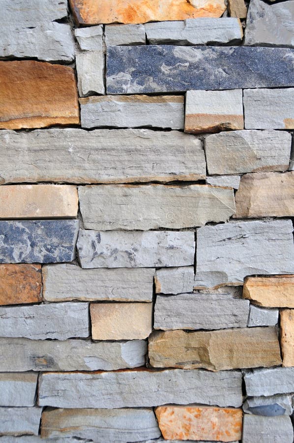 Stacked stone wall stock image. Image of beige, hard - 15030335