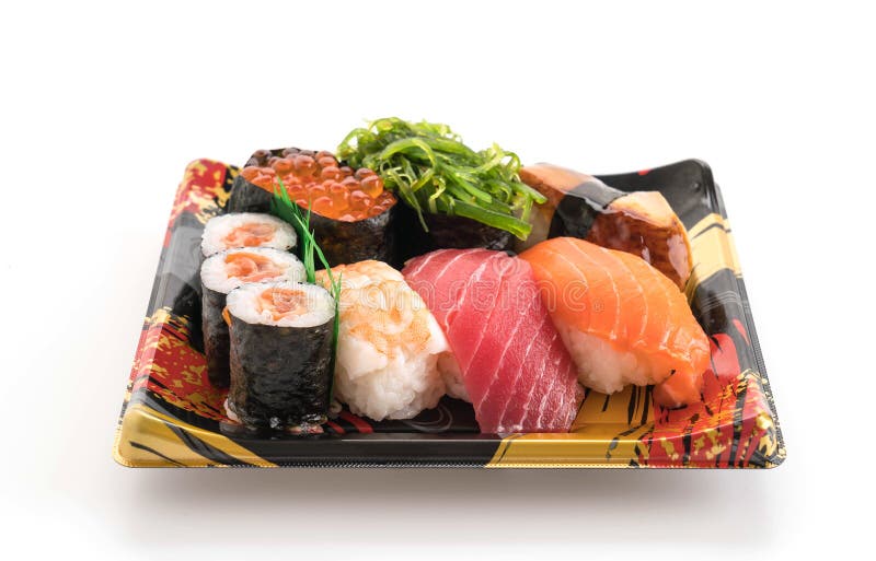 Mixed Sushi Set - Japanese Food Stock Photo - Image of dinner, cuisine ...