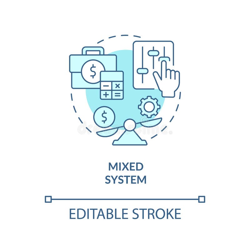 Command System Blue Gradient Concept Icon Stock Vector - Illustration of abstract, production ...