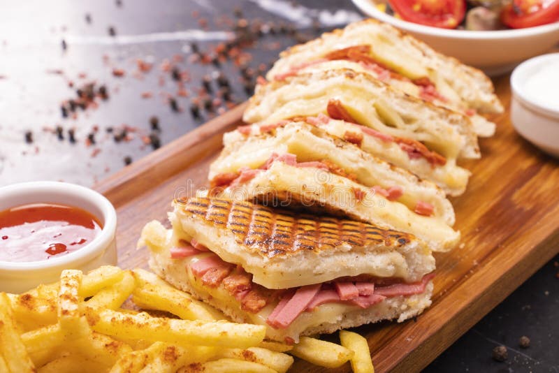 Mixed Toast stock image. Image of tomato, lunch, sandwich - 135683877