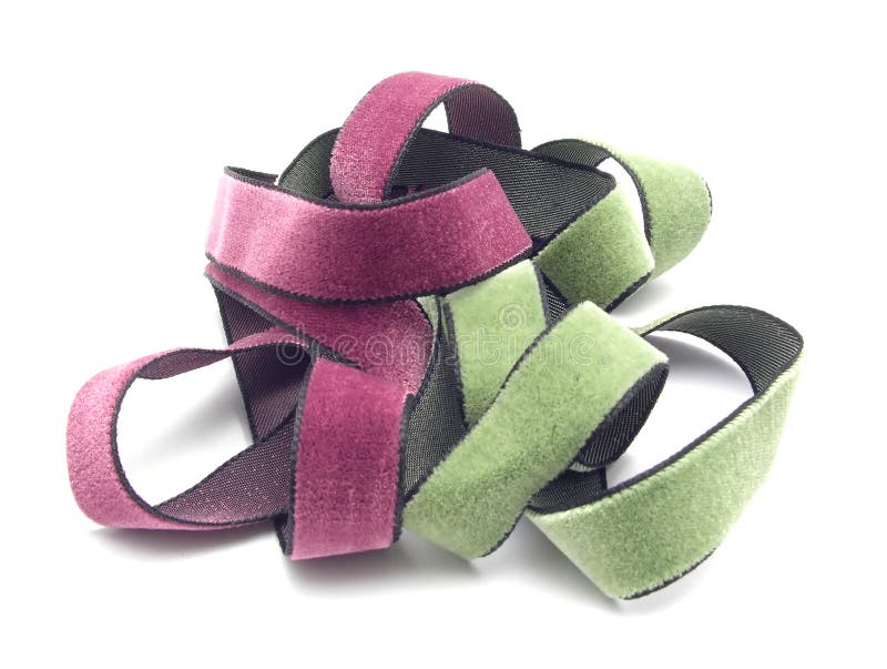 Mixed up textile bands stock image. Image of green, textil - 7445477