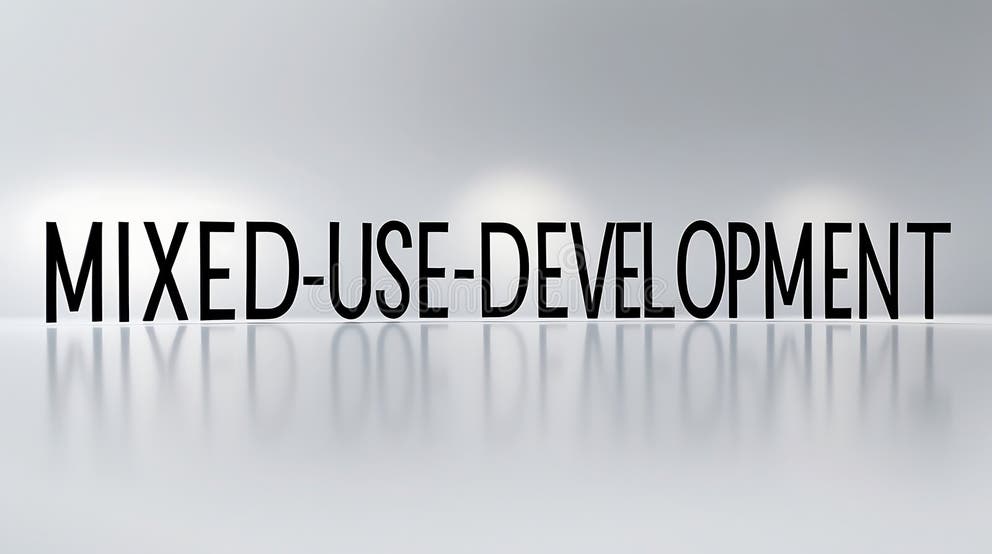 Mixed-use Development Concept Showcasing Modern Urban Architectural ...