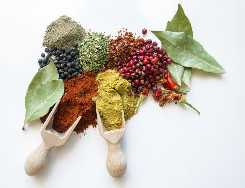 Mixed various spices stock image. Image of natural, spice - 127480661