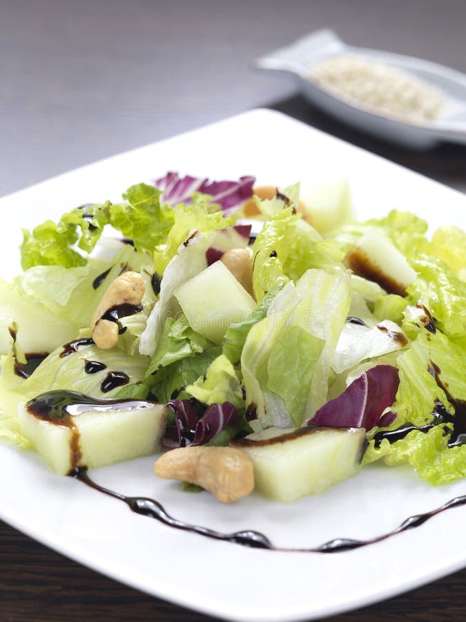 Mixed vegetable salad stock photo. Image of sesame, dinner - 18177580