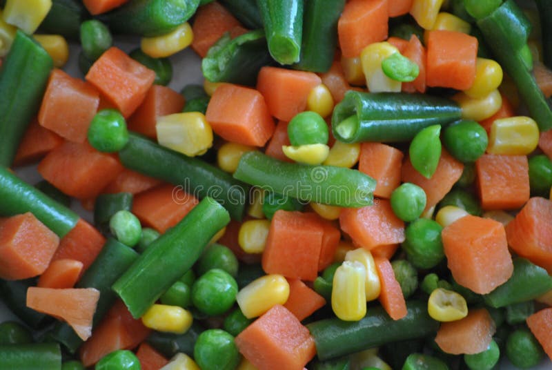 Mixed vegetables stock photo. Image of corn, combined - 76197666