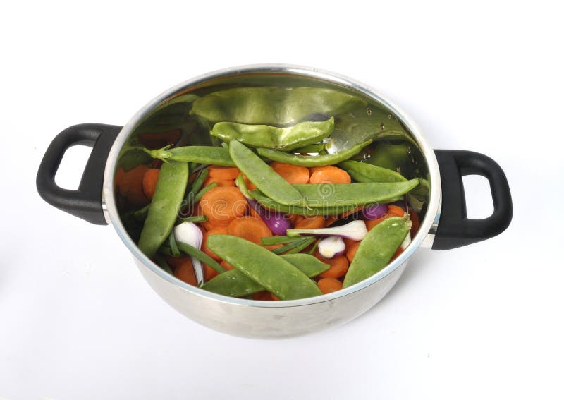 Mixed vegetables in a pot stock photo. Image of dietetic - 231144520