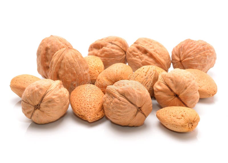 Mixed whole nuts stock image. Image of hazelnut, ingredient - 28958827
