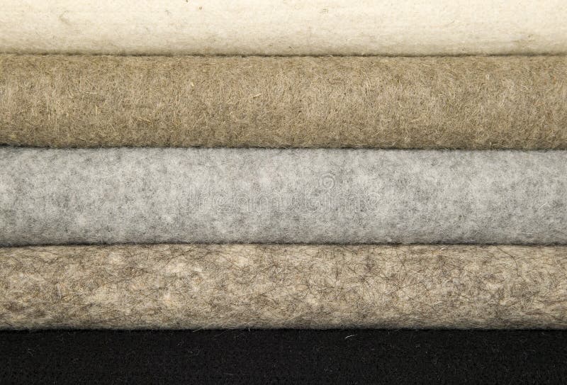 Mixed Wool Materials for Sewing Stock Photo - Image of natural, detail ...