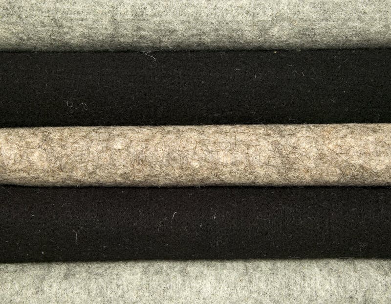 Mixed Wool Materials for Sewing Stock Photo - Image of natural, detail ...