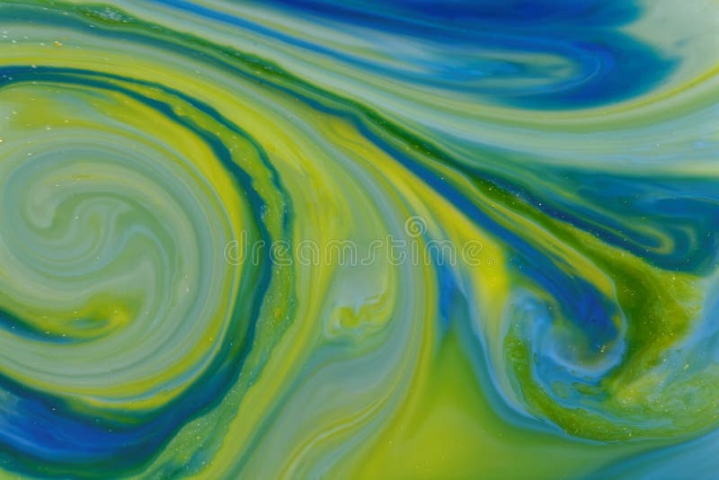 Mixed Yellow and Blue Colors Stock Image - Image of creative, rainbow ...