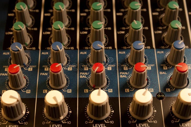 Mixer stock image. Image of studio, broadcasting, broadcast - 15417083