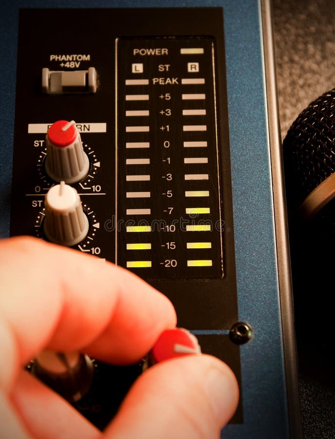 Mixer stock image. Image of communication, close, blue - 15644441