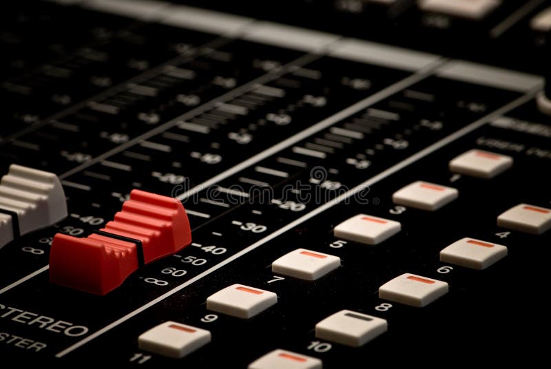 Mixer Board stock photo. Image of presentation, equipment - 23231404