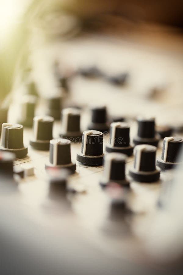 Mixer board stock image. Image of studio, control, equalizer - 55995795
