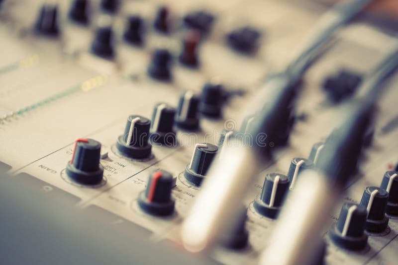 Mixer board stock image. Image of equalizer, line, adjust - 55995847