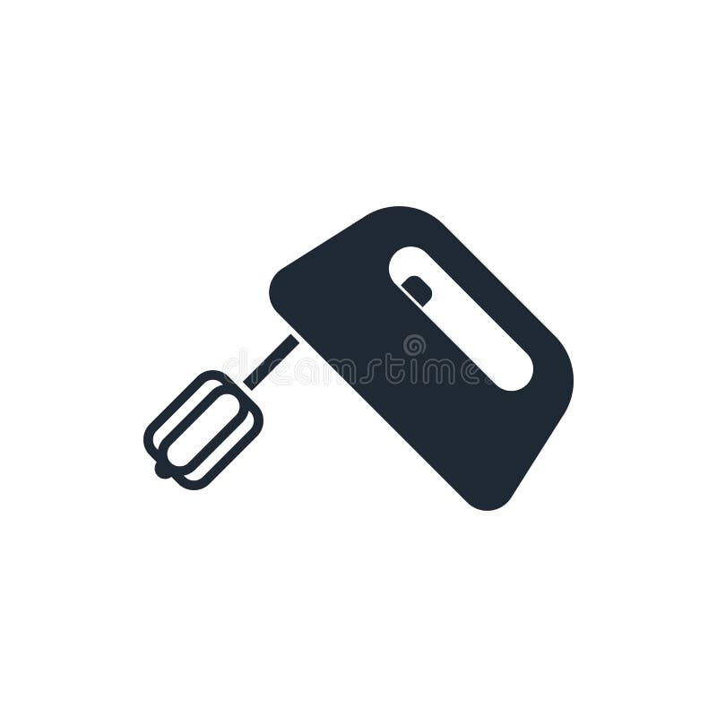 Mixer icon cooking tool stock vector. Illustration of handmixer - 189115874