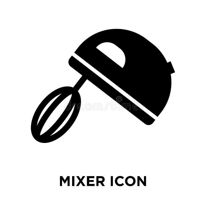 Mixer Icon Vector Isolated on White Background, Logo Concept of Stock ...