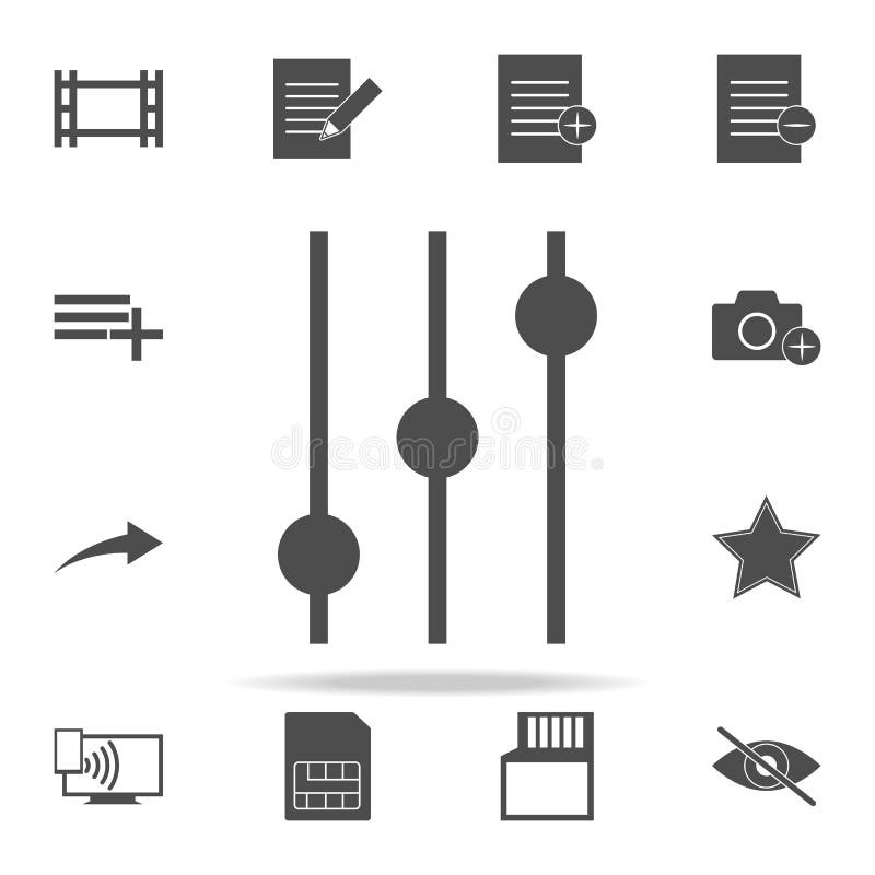 Mixer Icon. Web Icons Universal Set for Web and Mobile Stock ...