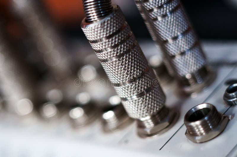 Mixer panel stock photo. Image of plug, produce, playing - 46241036