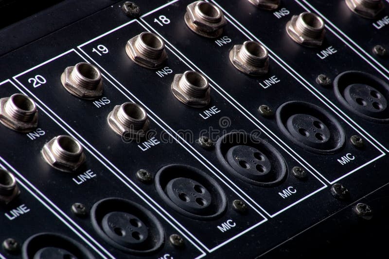 Sound Mixing Board stock photo. Image of desk, media, instument - 868728