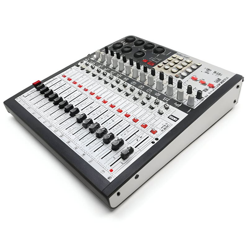 Mixing Board stock illustration. Illustration of editing - 357245947